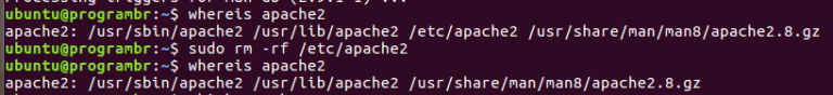 How to Permanently Remove, Uninstall Apache2 from Ubuntu