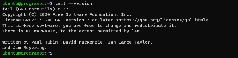 Tail Command In Linux Uses Of Tail Command With Examples
