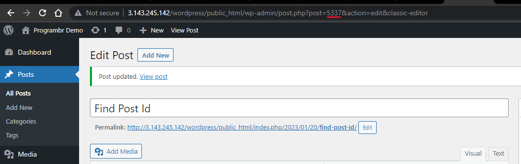 How to Find Page ID and Post ID in WordPress Website